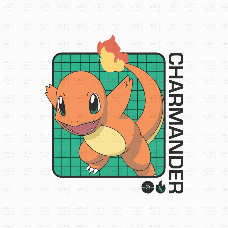 Charmander Svg - Etsy