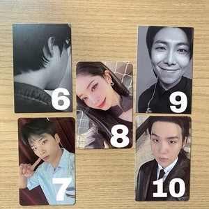 Kpop Official Photocards; Kim Seokjin, Seok Matthew, Kim Namjoon, Min ...