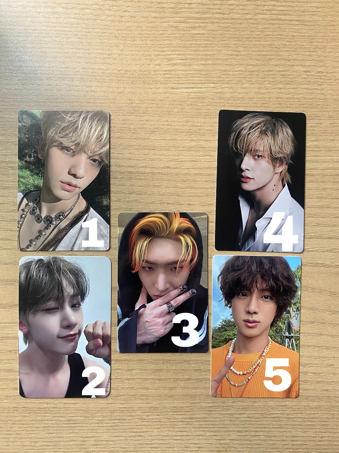 Kpop Official Photocards; Kim Seokjin, Seok Matthew, Kim Namjoon, Min ...
