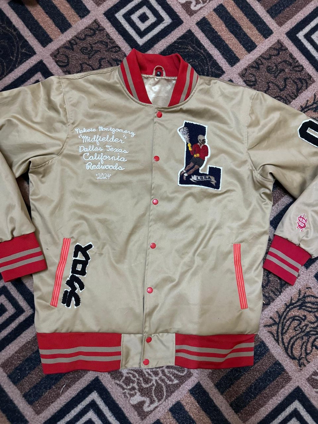 2024 Fully Custom Made Varsity Jacket Twill, Zean Jacket Fully ...
