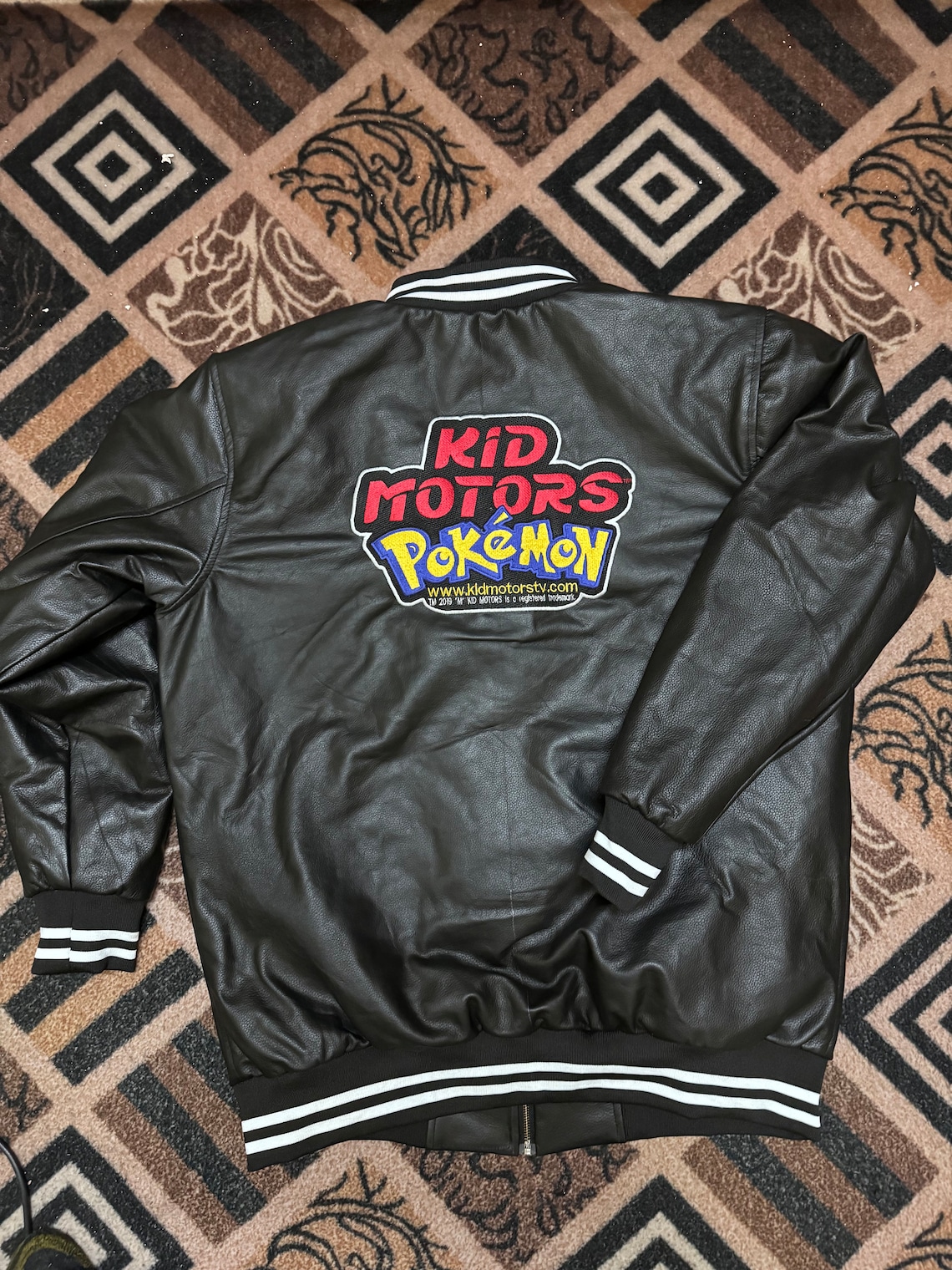 Fully Custom Made Varsity Leather Jacket Leather Sleeve Zipper Fully ...