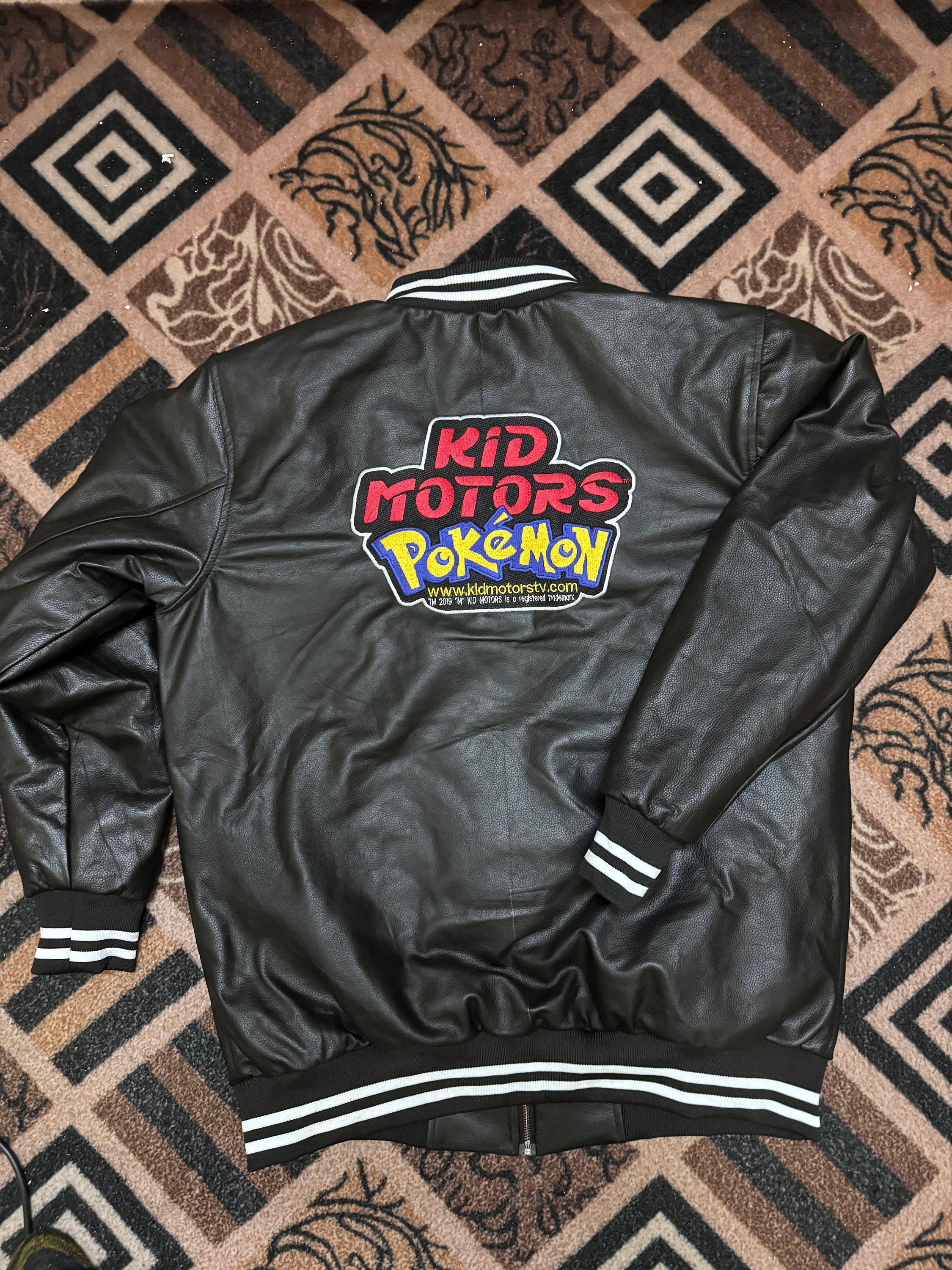 Fully Custom Made Varsity Leather Jacket Leather Sleeve Zipper Fully ...