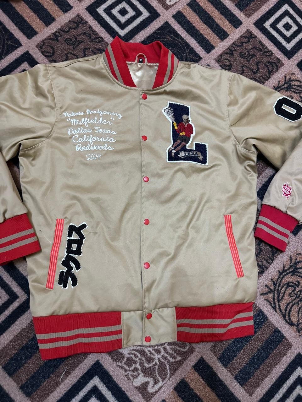 2024 Fully Custom Made Varsity Jacket Twill, Zean Jacket Fully ...