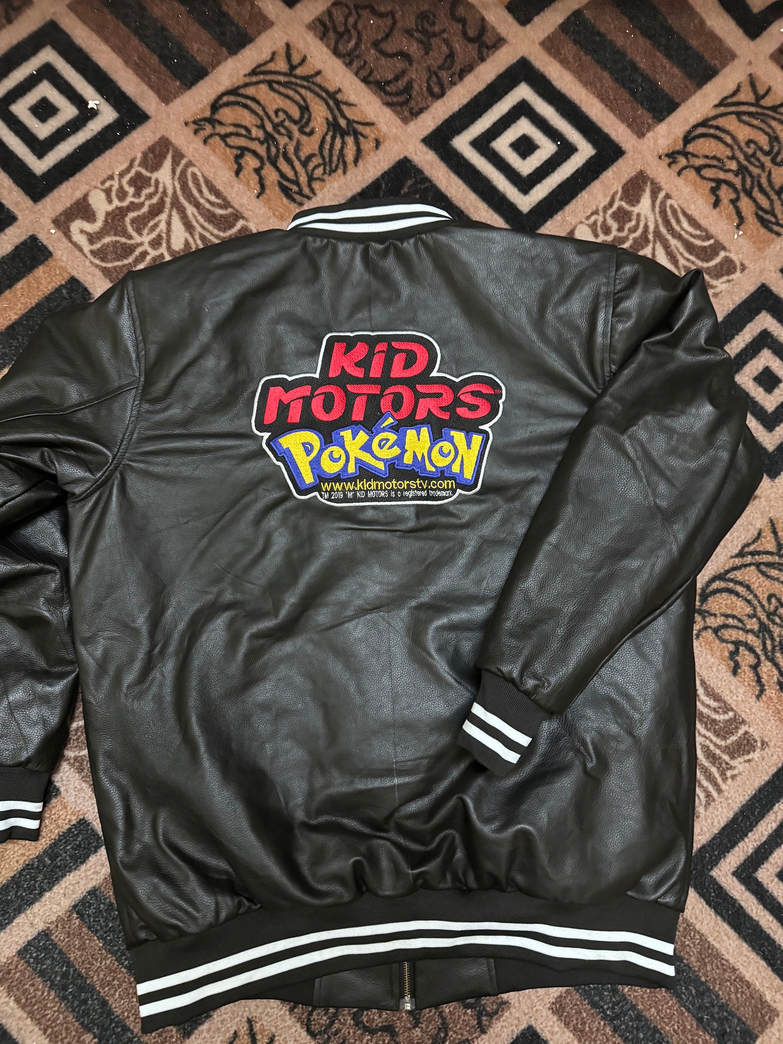 Fully Custom Made Varsity Leather Jacket Leather Sleeve Zipper Fully ...