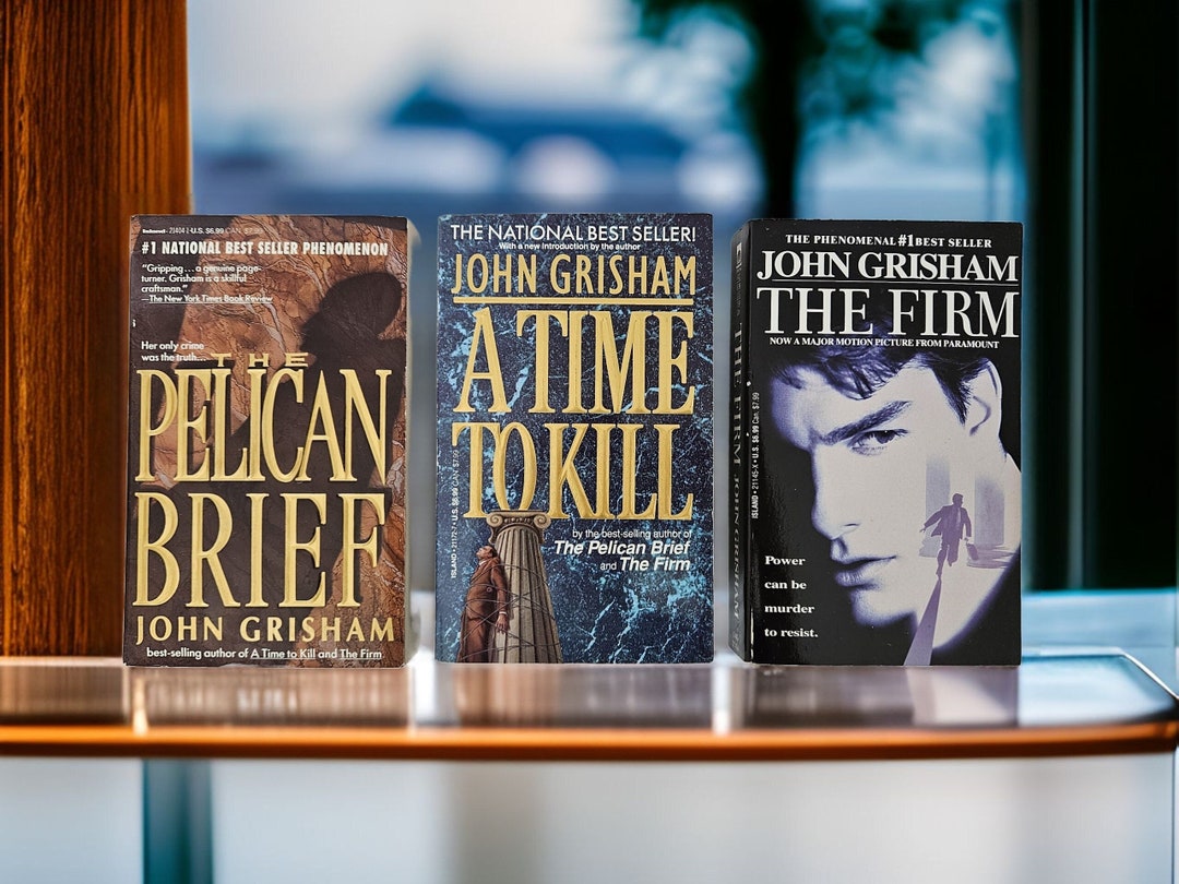 Vintage John Grisham Books Boxed Set, John Grisham Three Books Boxed ...