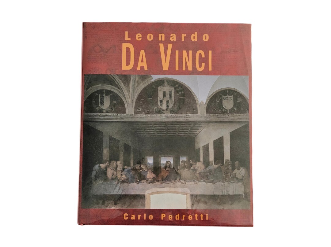 Leonardo Da Vinci Book, Vintage 2000s Hard Cover Da Vinci Book ...