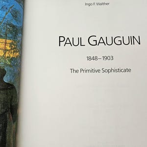 Vintage 1980s Paul Gauguin Art Book, Vintage Paul Gauguin Hard Cover ...