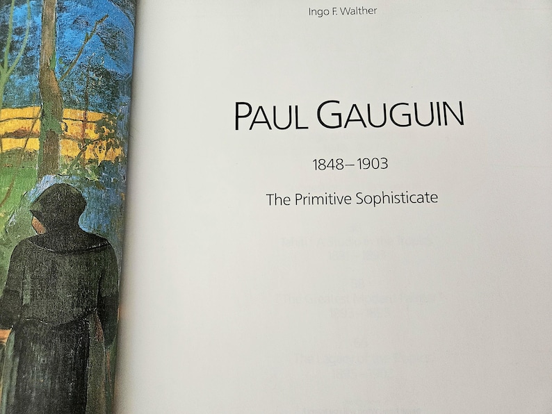 Vintage 1980s Paul Gauguin Art Book, Vintage Paul Gauguin Hard Cover ...