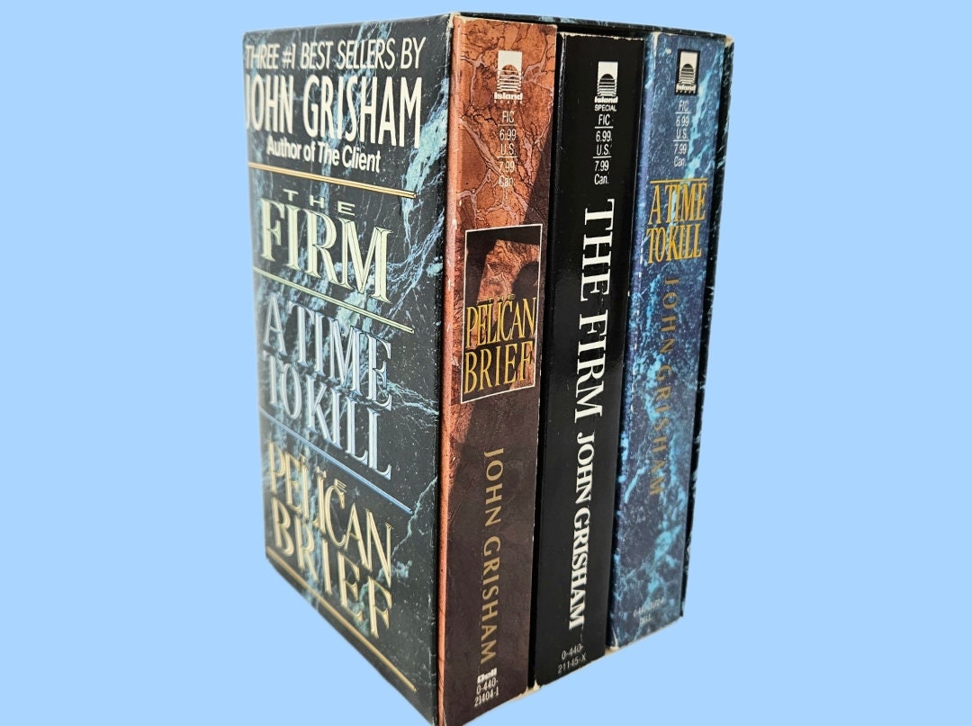 Vintage John Grisham Books Boxed Set, John Grisham Three Books Boxed ...