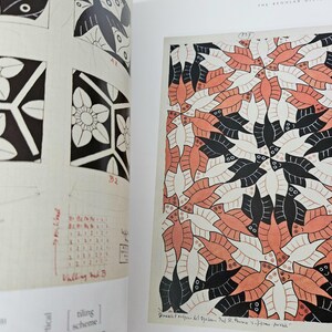 Vintage 1990 M.C. Escher Book, Vintage Hard Cover M.C. Escher Visions ...