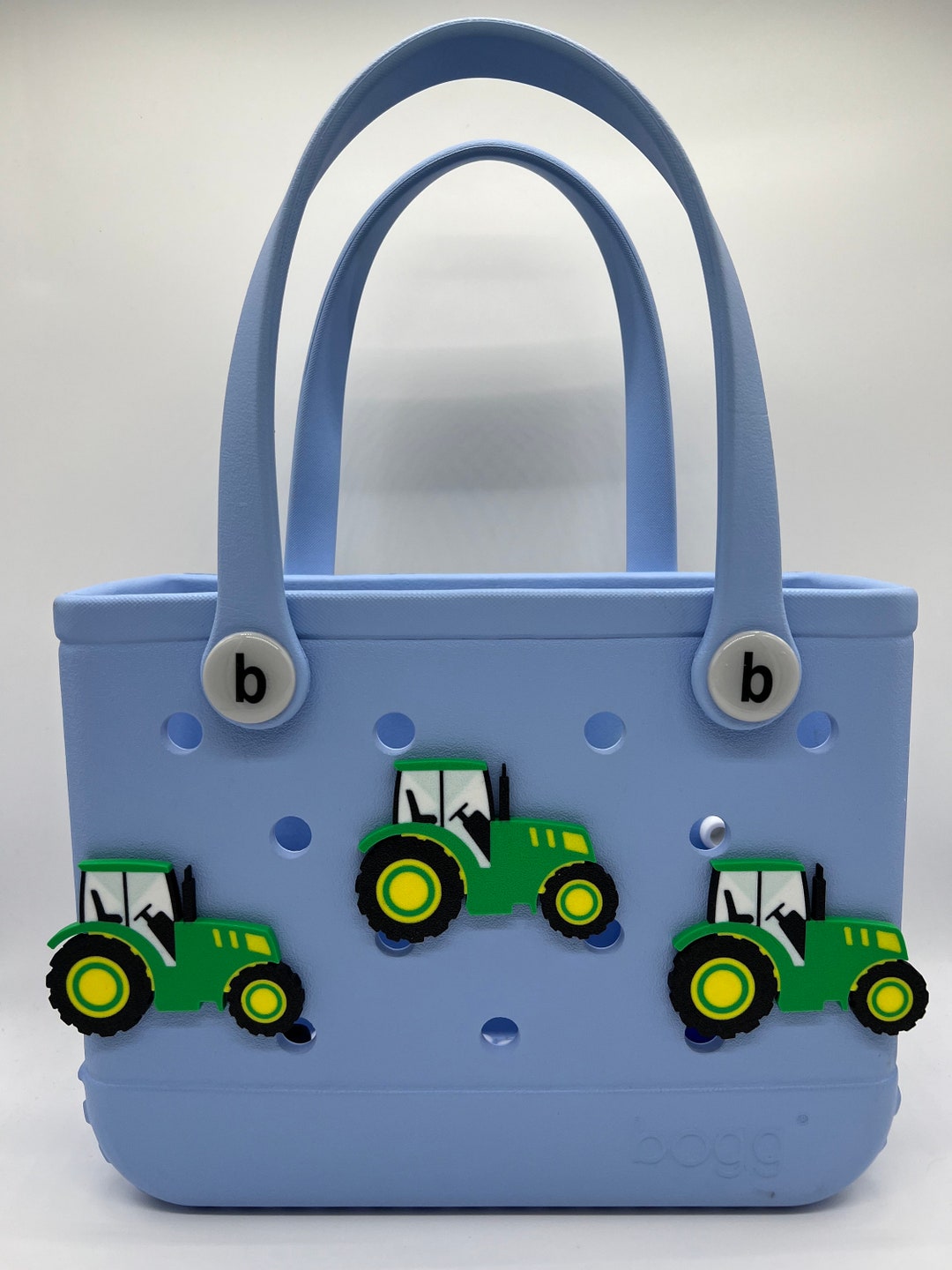 Tractor Bogg Bag Charm. Simple Modern Charm. Farm Charms! - Etsy