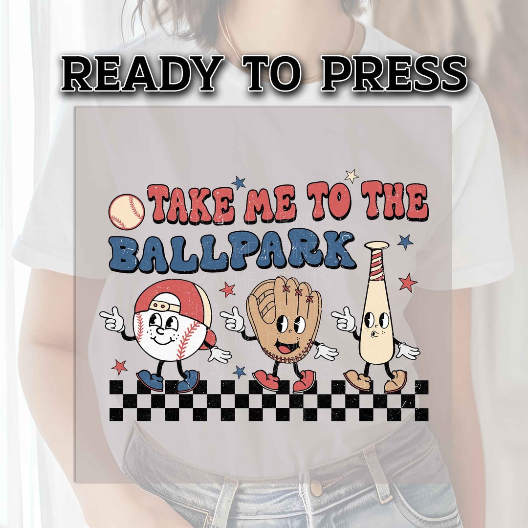 Baseball DTF Transfers, DTF Transfer Ready for Press, Heat Press ...