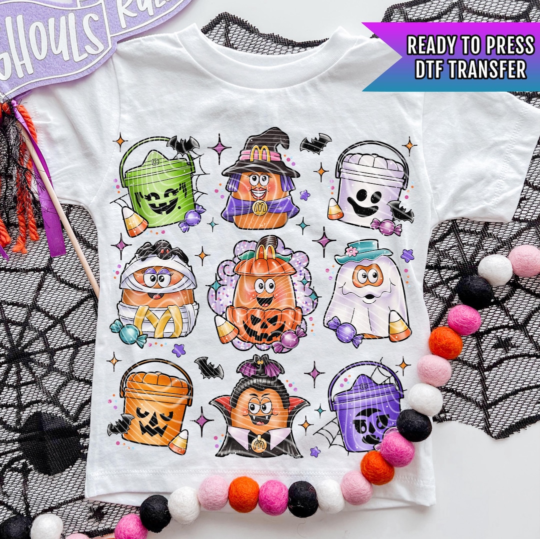 Spooky Nuggets DTF Transfers, Halloween DTF Transfers, Chicken Nuggets ...