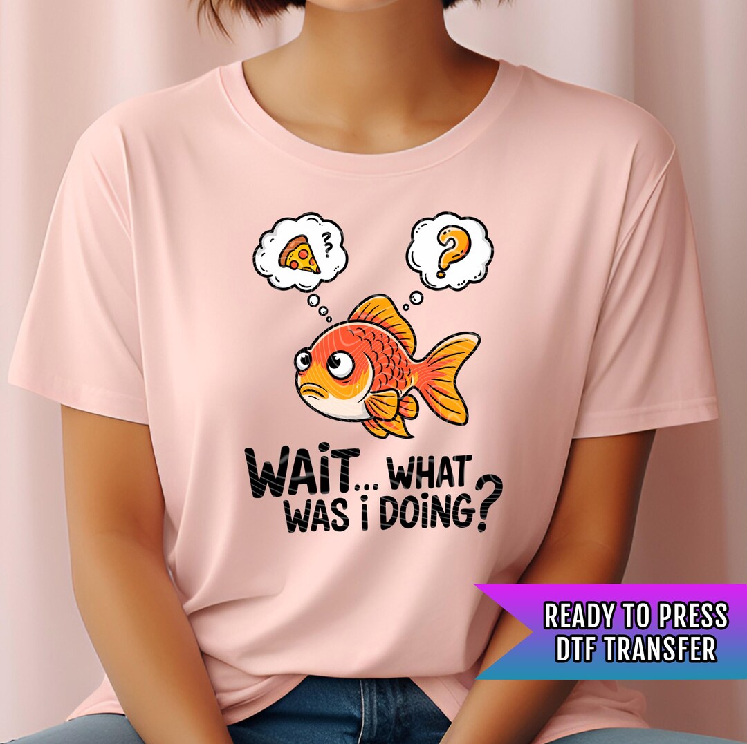 Funny Fish DTF Transfers Ready for Press, DTF Prints, Heat Press ...
