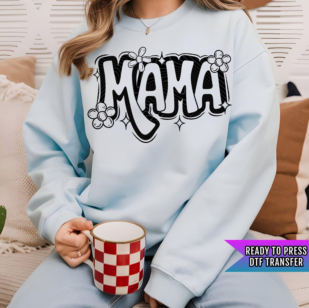 Floral Mama DTF Transfers Ready for Press, Mother's Day Dtf Prints ...