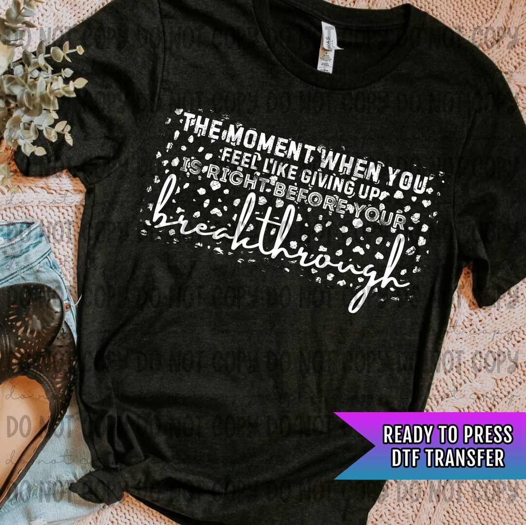 Breakthrough DTF Transfers Ready for Press, Positive Dtf Print ...