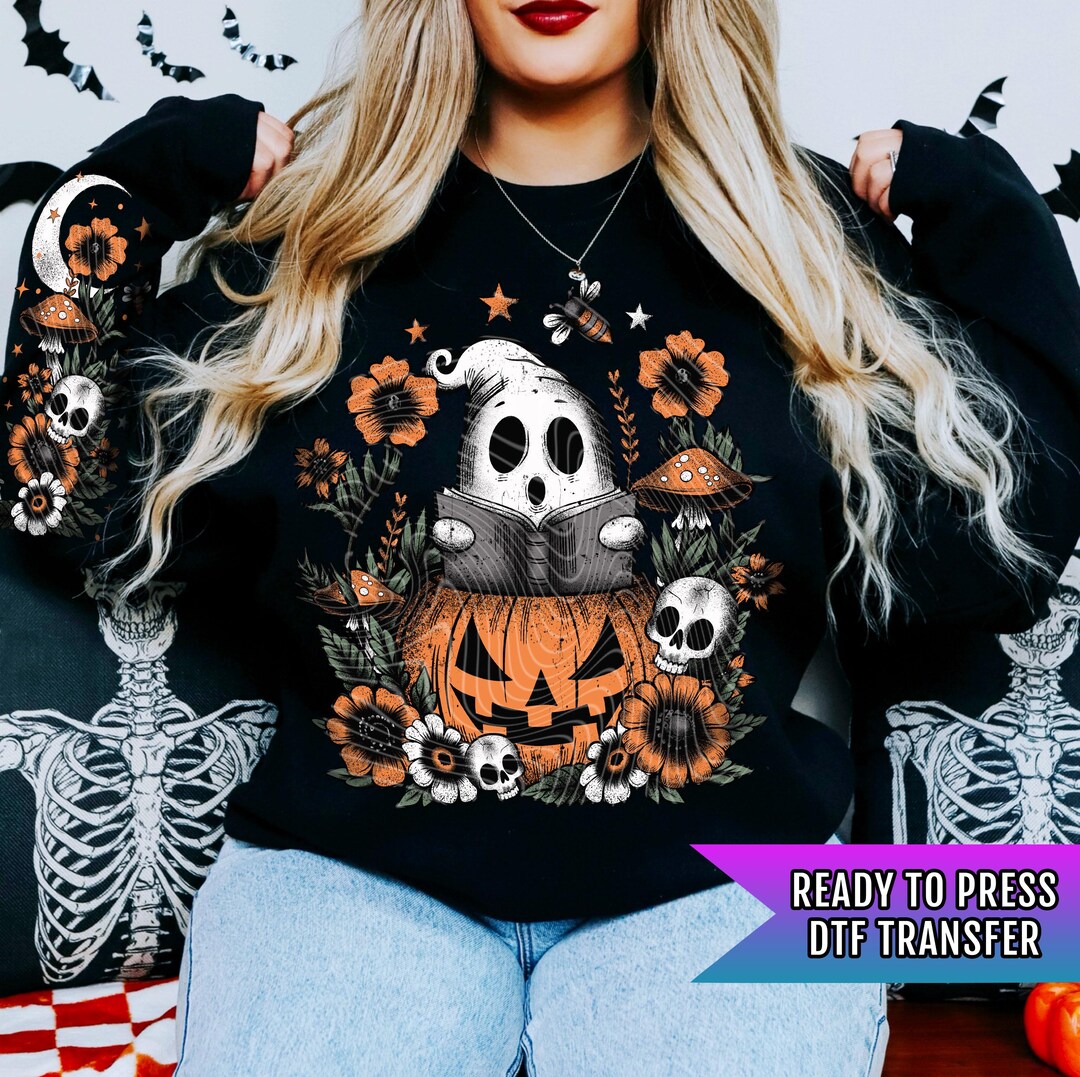 Ghost Stories DTF Transfers, Halloween DTF Transfers Ready for Press ...