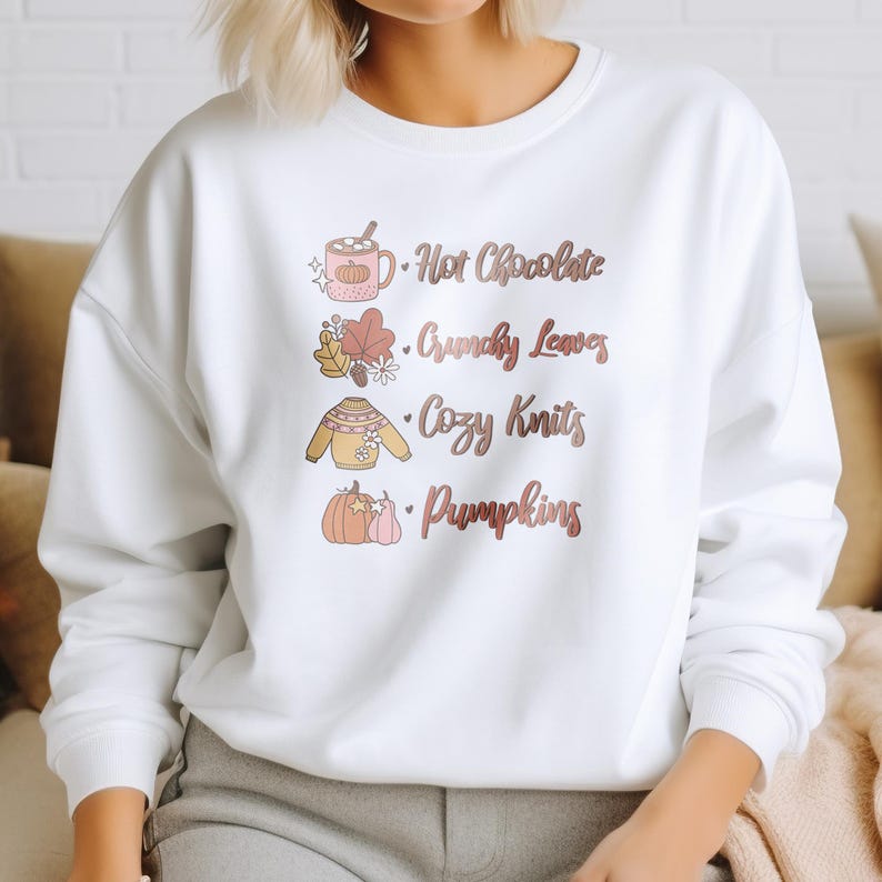 Autumn DTF Transfer Ready for Press, Fall DTF Transfers, Autumn DTF ...