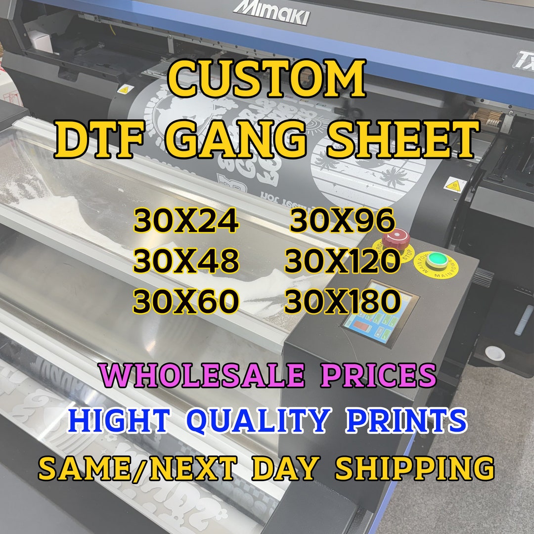 Custom Gang Sheet, Custom DTF Transfer, DTF Heat Transfers, DTF ...