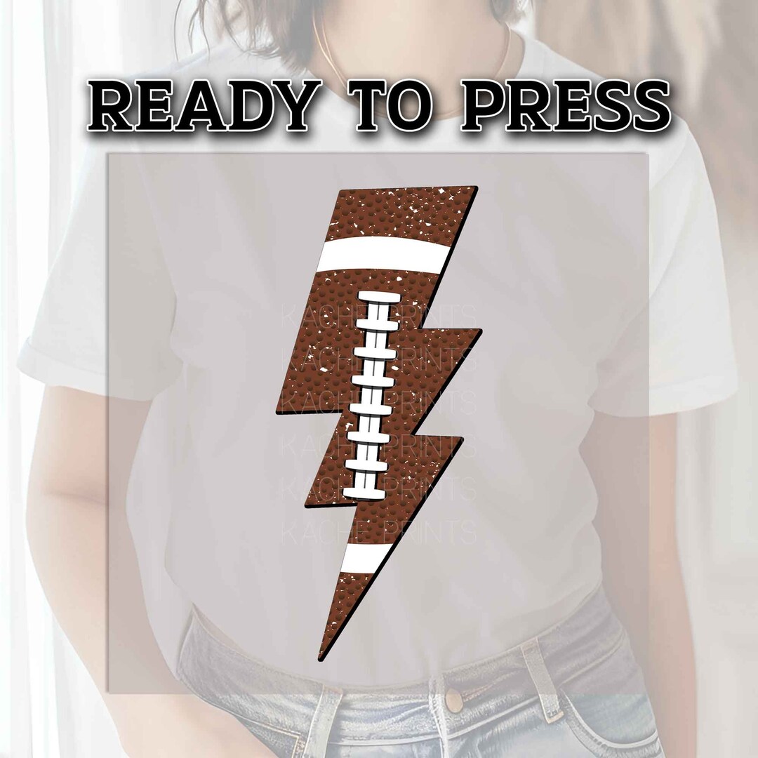 Football DTF Transfer Ready for Press, DTF Transfers, Heat Press ...