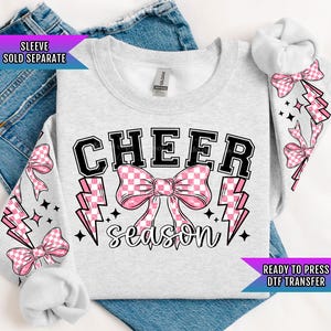 Cheer Season DTF Transfer Ready for Press, Sports DTF Print, Heat Press ...