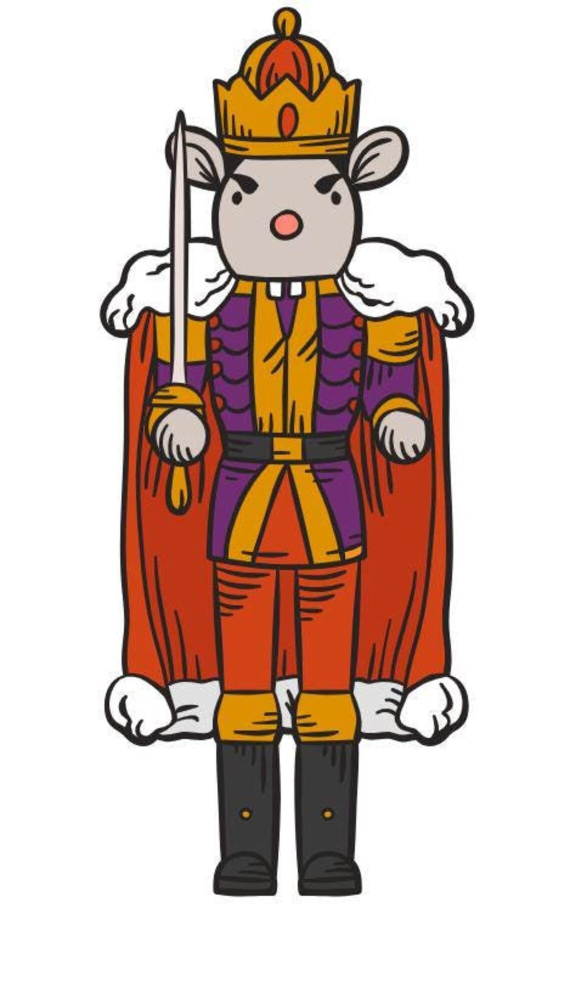 Nutcracker Ballet Mouse Rat King Christmas Yule Xmas - Etsy