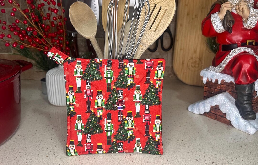 Christmas Nutcracker Pot Holder / House Warming Gift / Kitchen ...