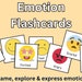 Emotion Flashcards; 29 Emotion Face Laminated Cards, Communication ...