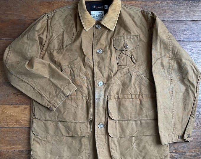 Bone Dry American 1970s Model Hunting Jacket / Duck Waxed Cotton Canvas ...