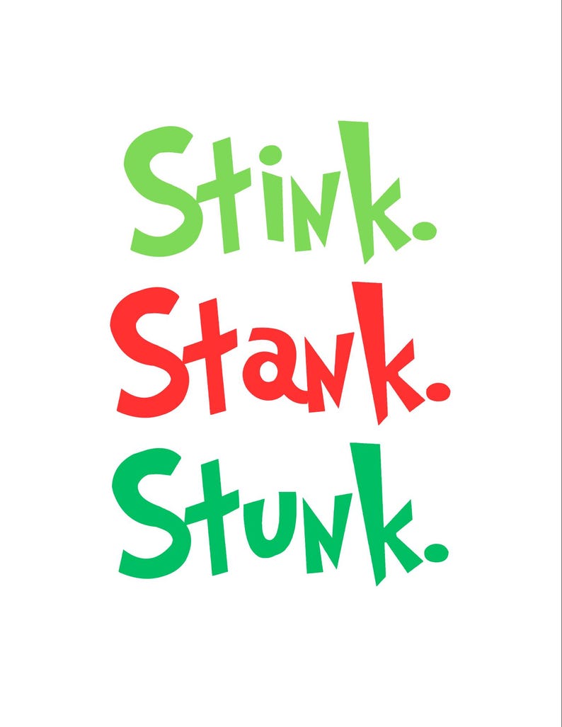 STINK, STANK, STUNK - Etsy
