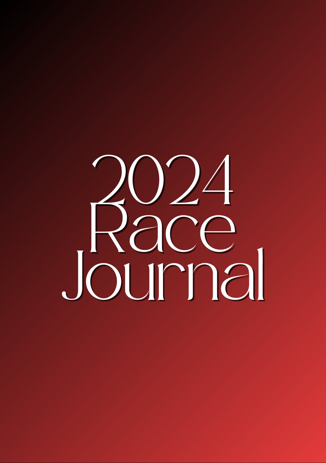 2024 Race Journal digital Download - Etsy