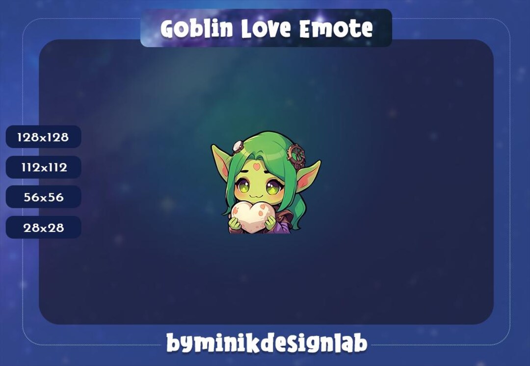 Goblin Heart Emote | Twitch, Discord, Youtube (instant Download) - Etsy