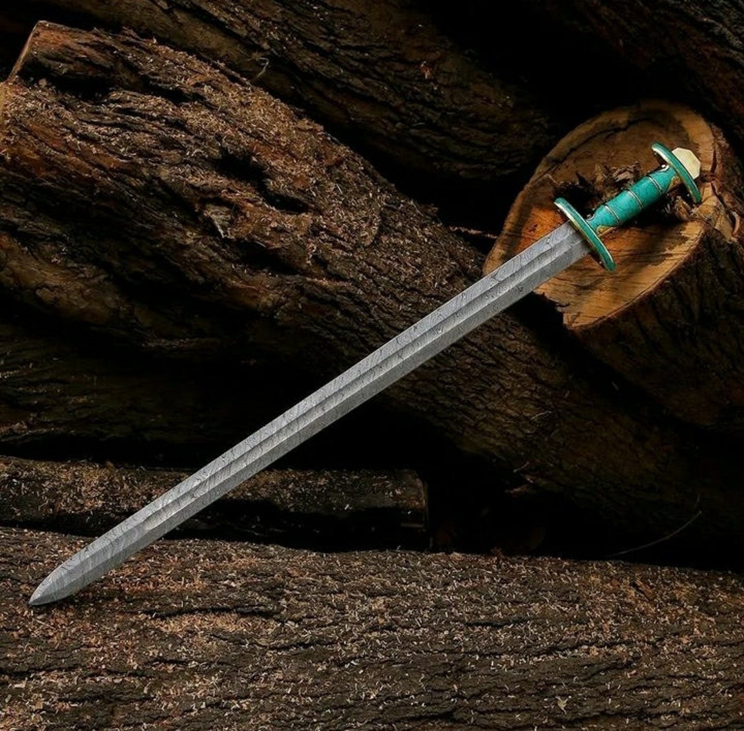 Hand Forged D2 Steel SWORD Real Damascus Steel Beautiful Gift for Him ...