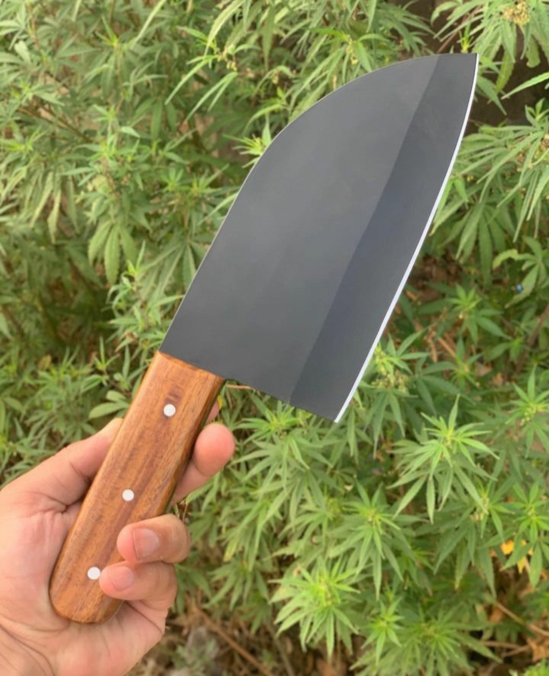 Custom Handmade Carbon Steel Cleaver Knife - Etsy