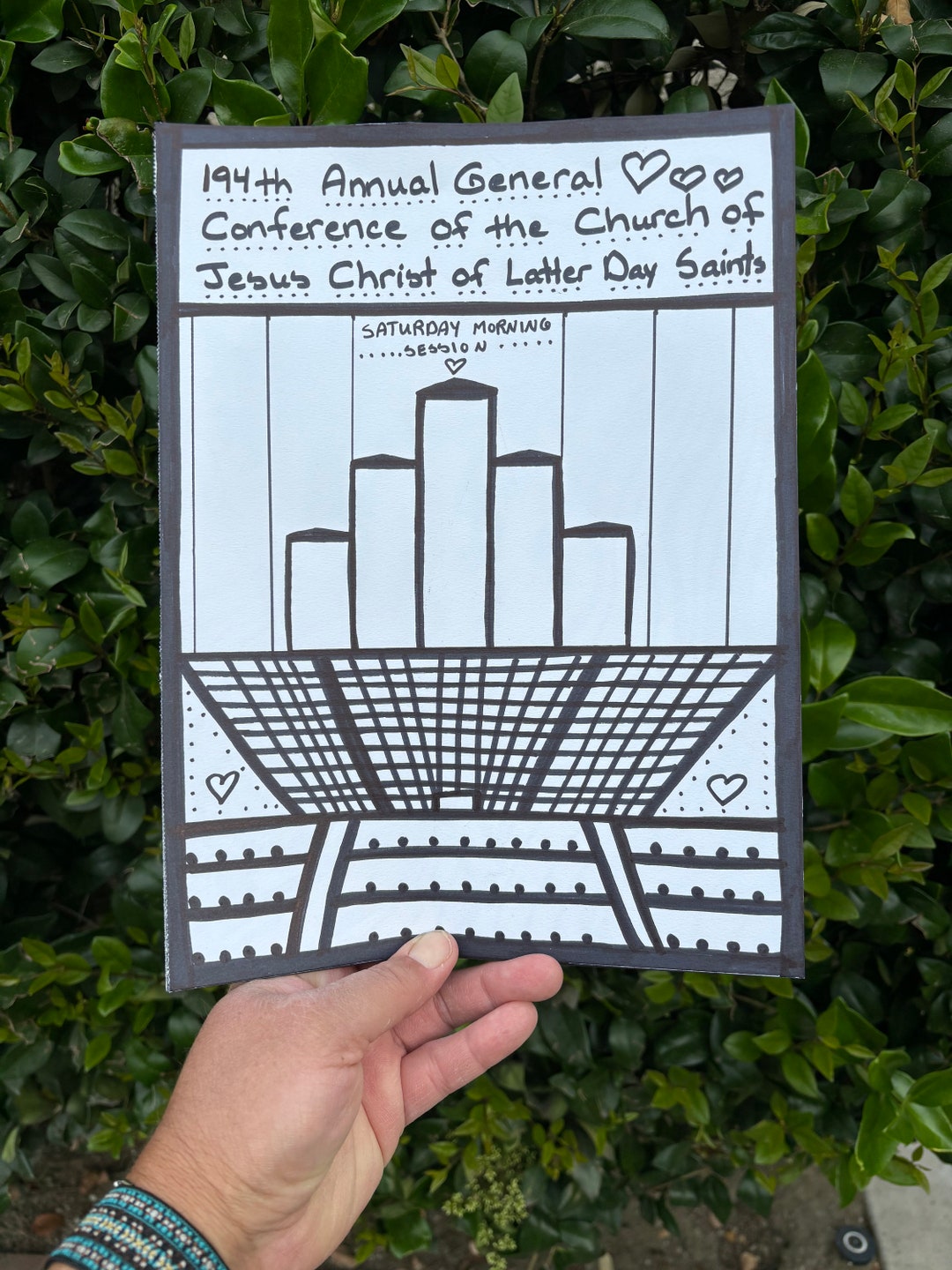 Hand Drawn Coloring Pages: Saturday Morning Session of the April 2024 ...