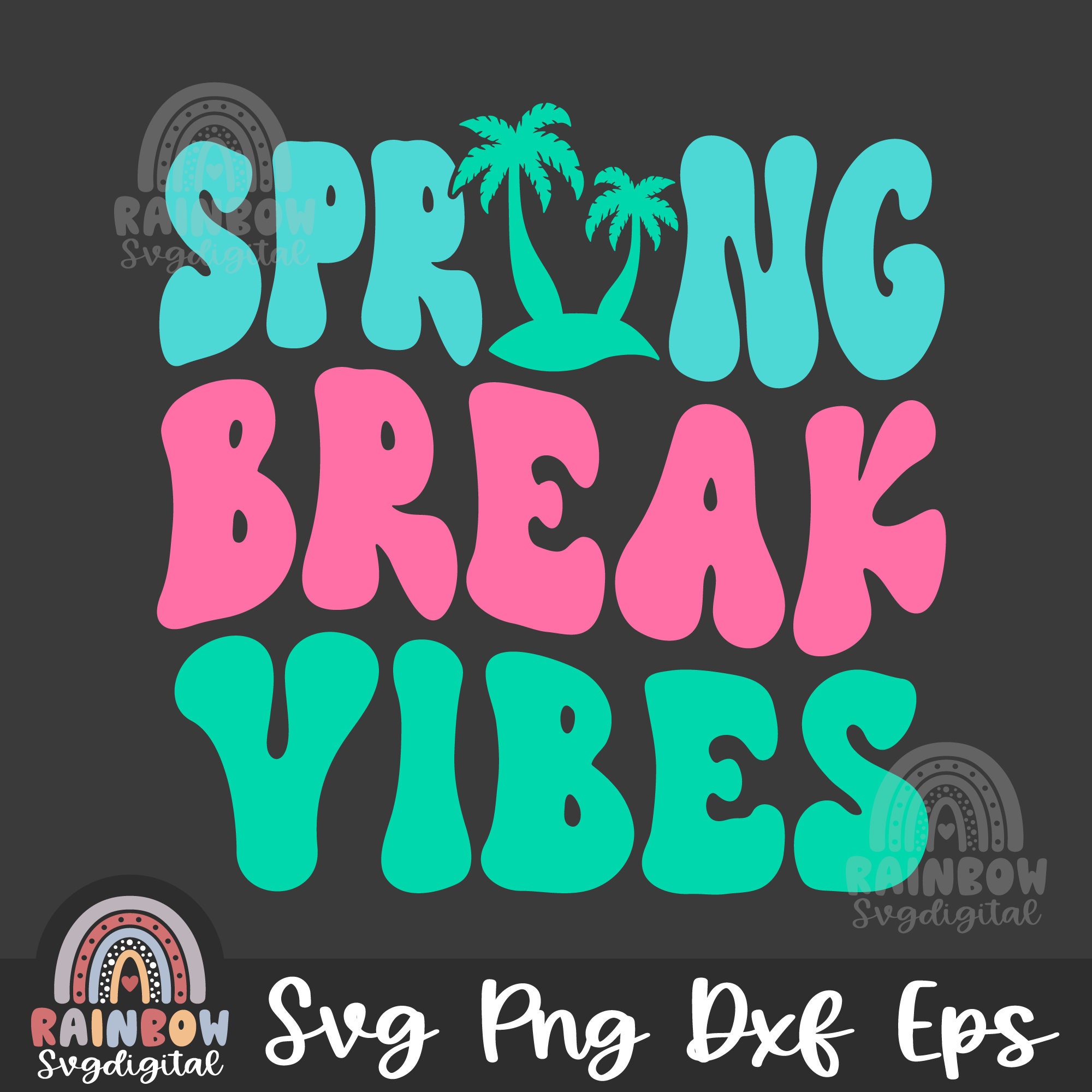 Retro Spring Break 2024 SVG PNG, Spring Break Vibes Svg, Vacay Mode ...