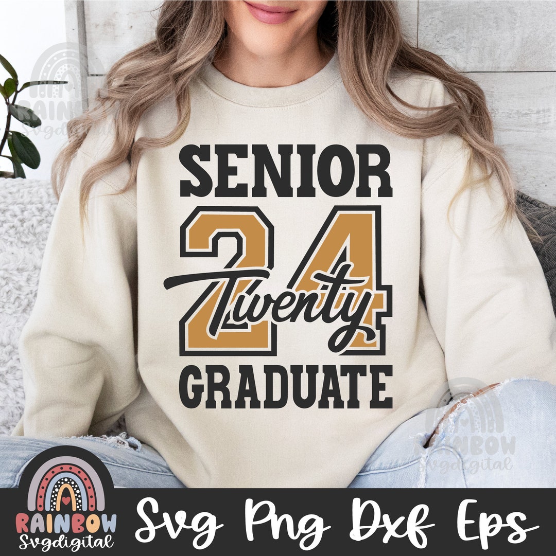 Retro Senior Graduate 2024 Svg Png, Class of 2024 SVG, Graduation 2024 ...
