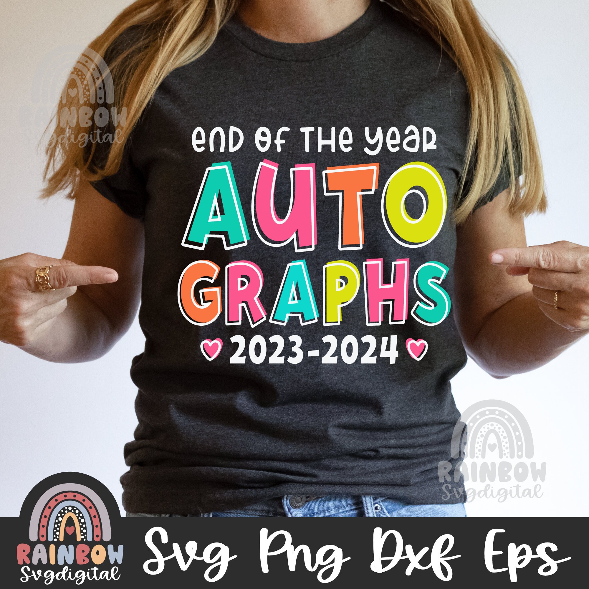 End of the Year Autographs 2024 Png, Last Day Autographs Svg, Last Day ...