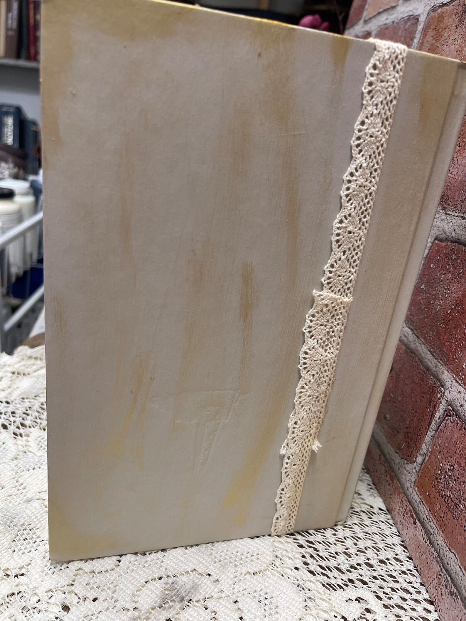 Upcycled Old Books With Scrapbook Paper and Decor - Etsy