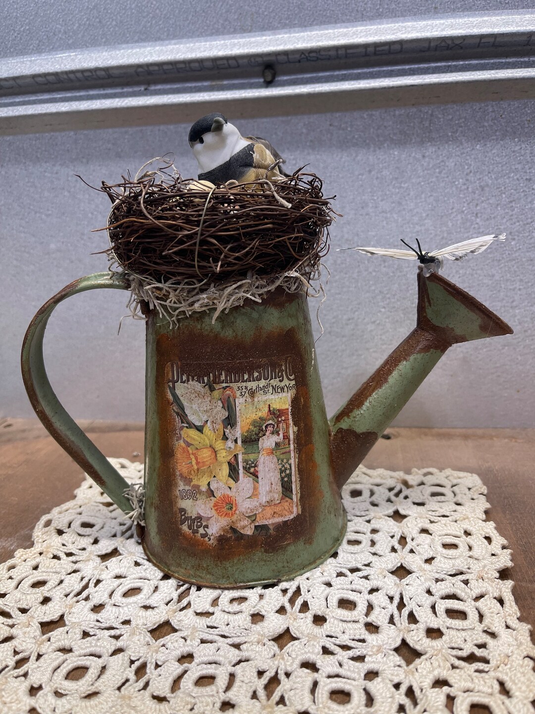 Repurposed Watering Can - Etsy