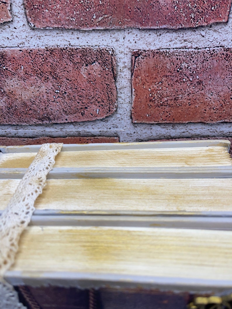 Upcycled Old Books With Scrapbook Paper and Decor - Etsy