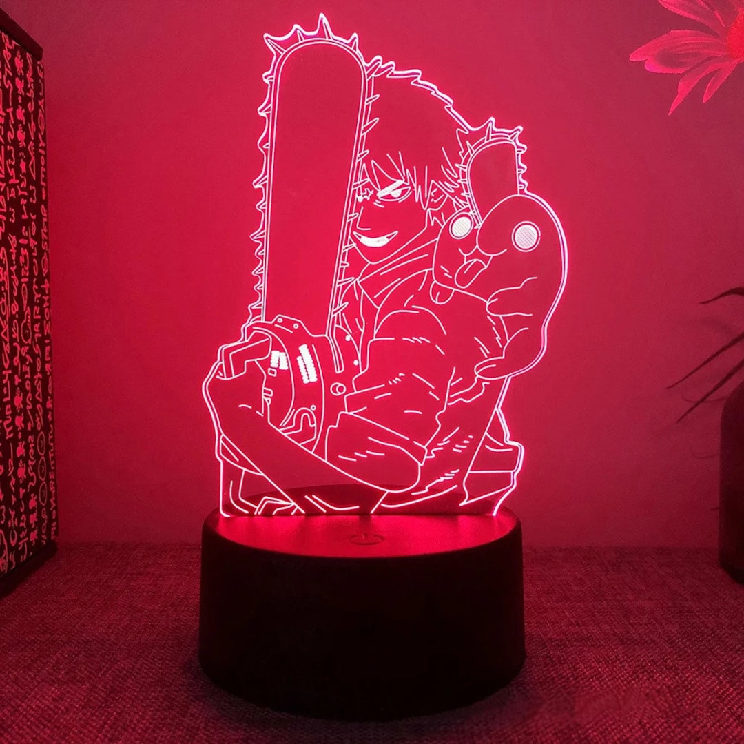 Anime Led Light Chainsaw Man for Bedroom Decoration Nightlight Birthday ...