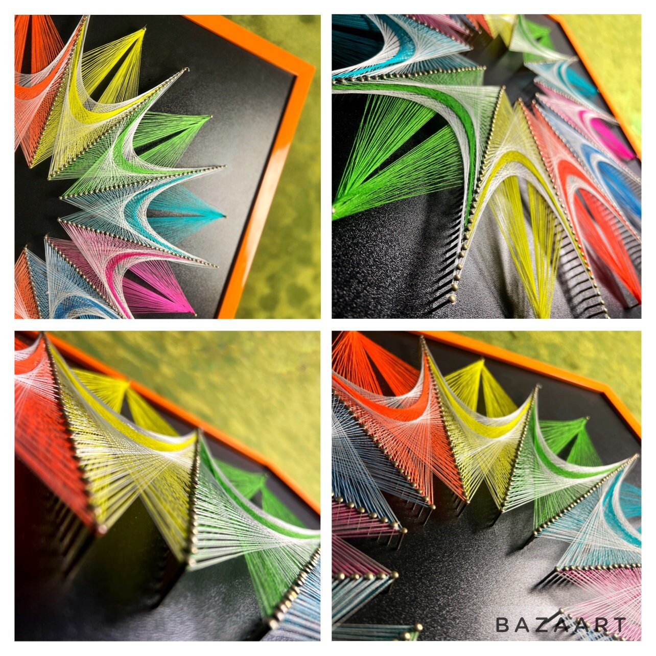 String Art Kit DIY String Art Craft Kit Mandala String Art Thread Art ...