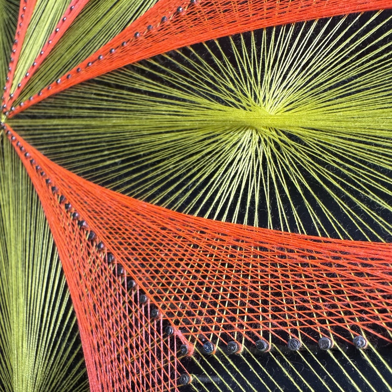 DIY Mandala String Art Kit: Handmade Thread Painting, Meditation Craft ...