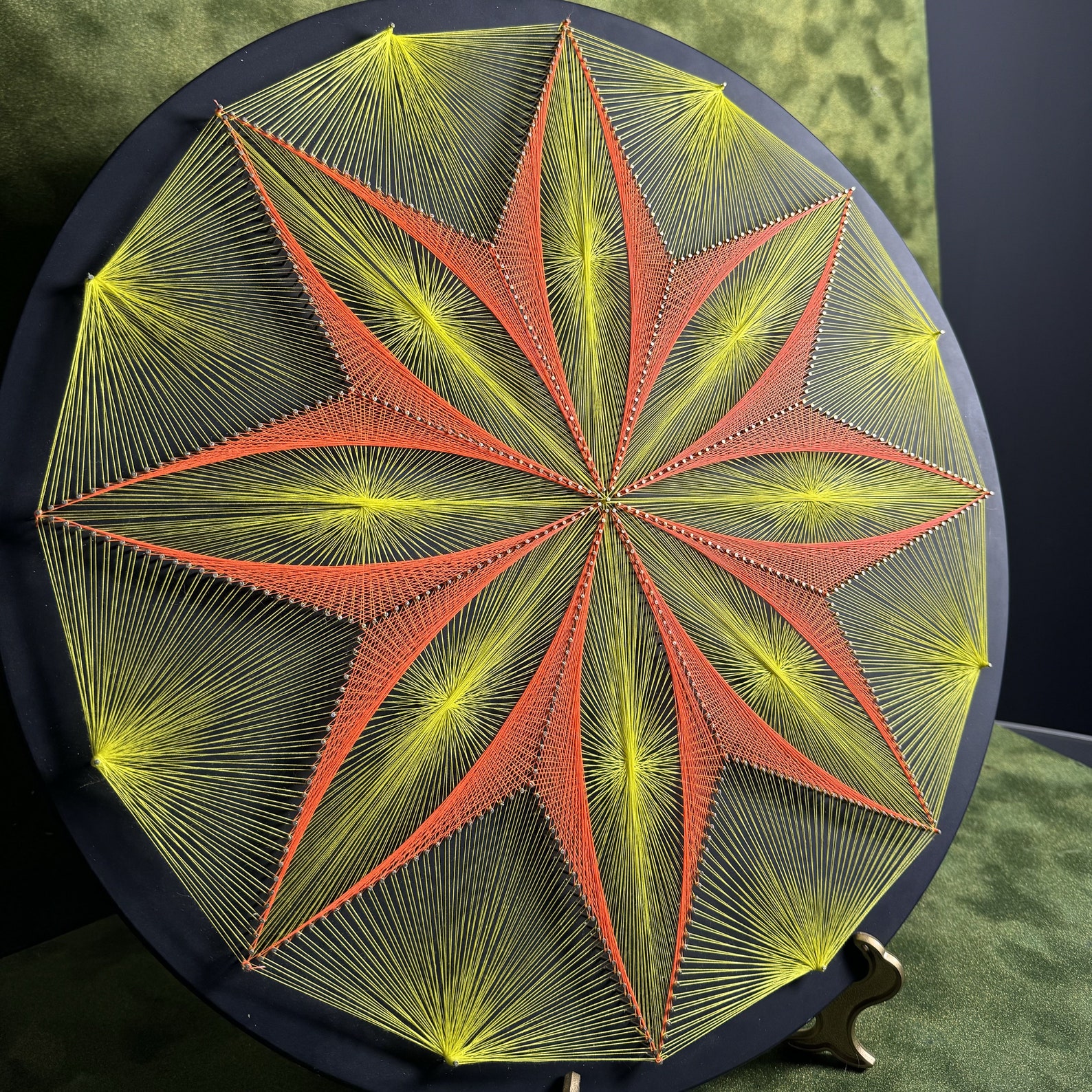 String Art Kit DIY String Art Craft Kit Mandala String Art Thread Art ...