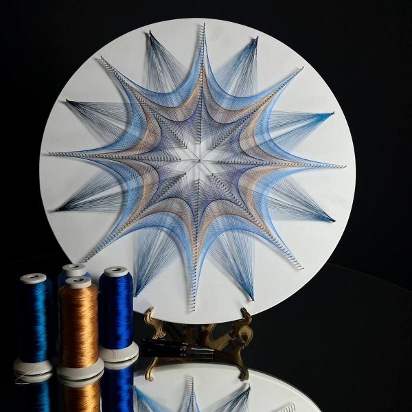 Abstract String Art - Etsy