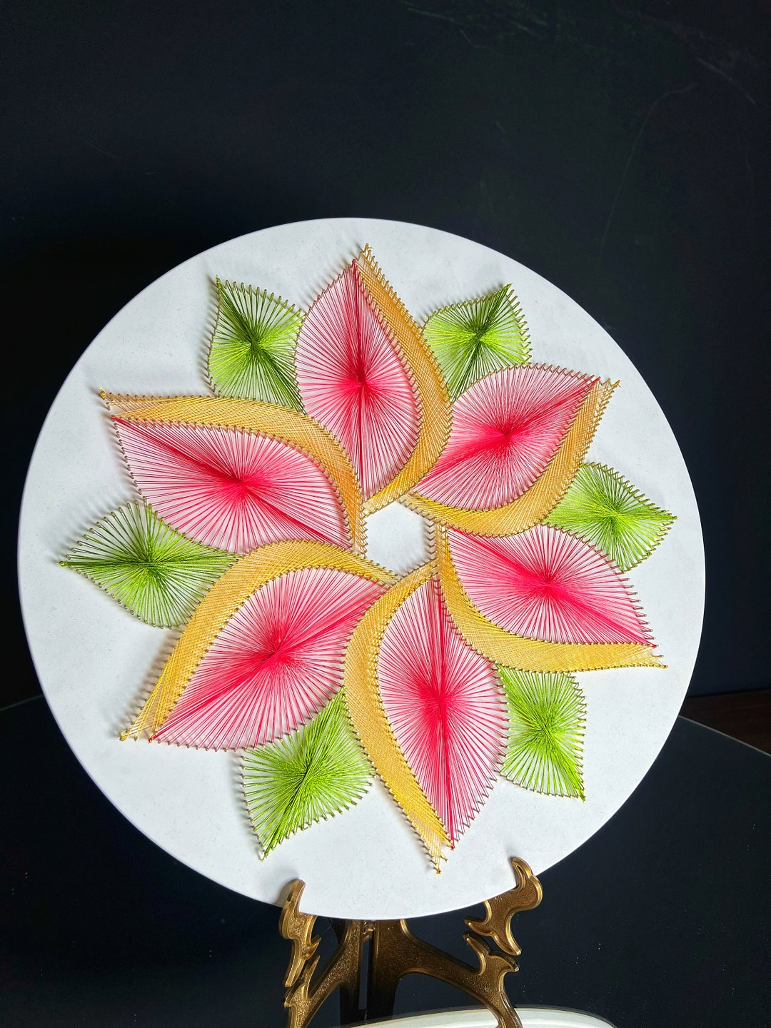 String Art Kit DIY String Art Craft Kit Mandala String Art Thread Art ...