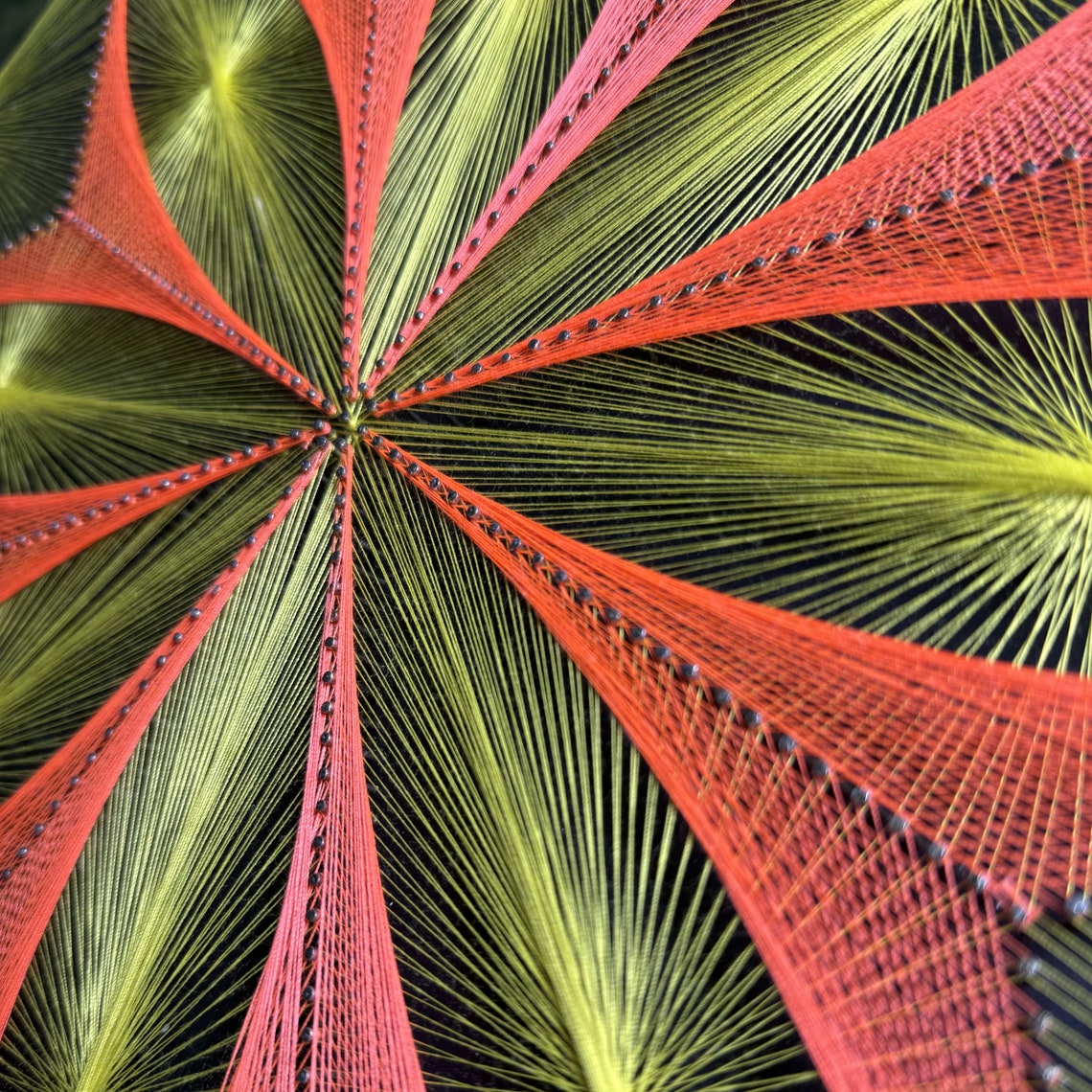 String Art Kit DIY String Art Craft Kit Mandala String Art Thread Art ...