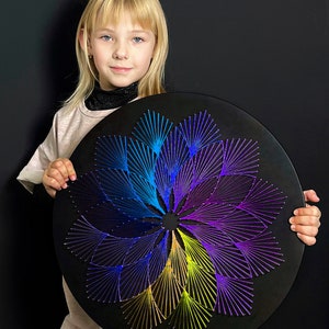 String Art Kit DIY String Art Craft Kit Mandala String Art Thread Art ...