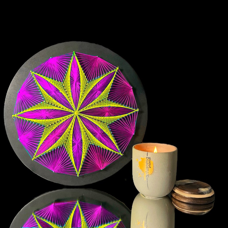 String Art Kit DIY String Art Craft Kit Mandala String Art Thread Art ...